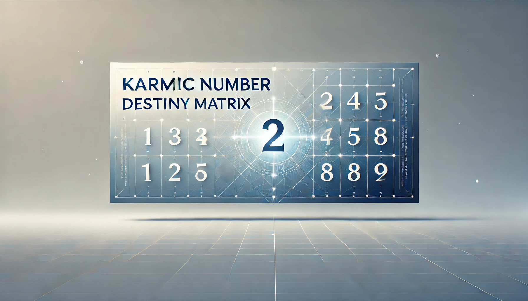 Numerology Destiny Matrix Chart Calculator